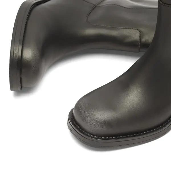 ALOHAS Sajan Leather Boots - Black