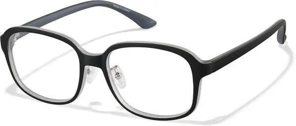 Zenni Vintage Square Eyeglasses Full Rim Frame - Black