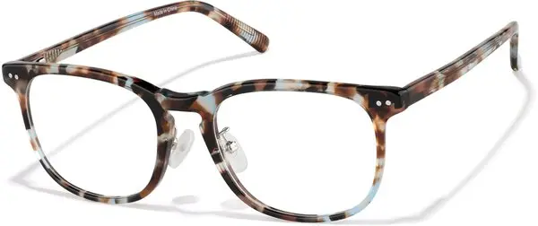 Zenni Vintage Square Full Rim Eyeglasses - Tortoiseshell