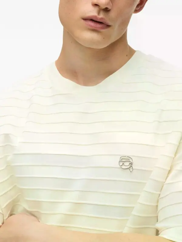 Karl Lagerfeld Ikon Structure Striped T-shirt
