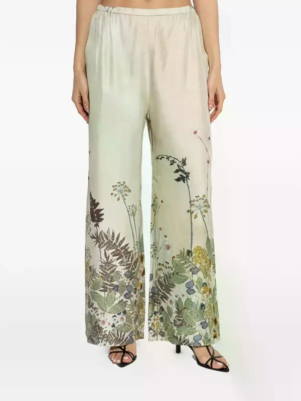 Munthe Fabert Floral-print Trousers