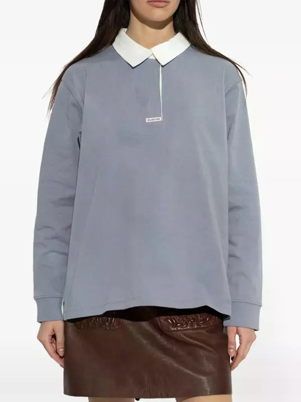 Munthe Becent Long-sleeved Polo Top
