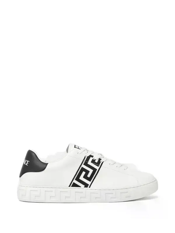 Versace Greca Embroidered Sneakers
