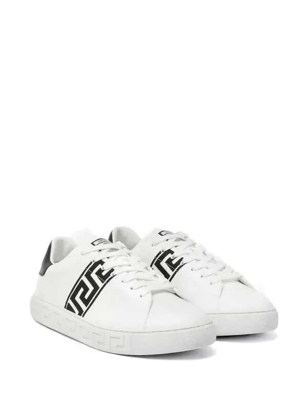 Versace Greca Embroidered Sneakers