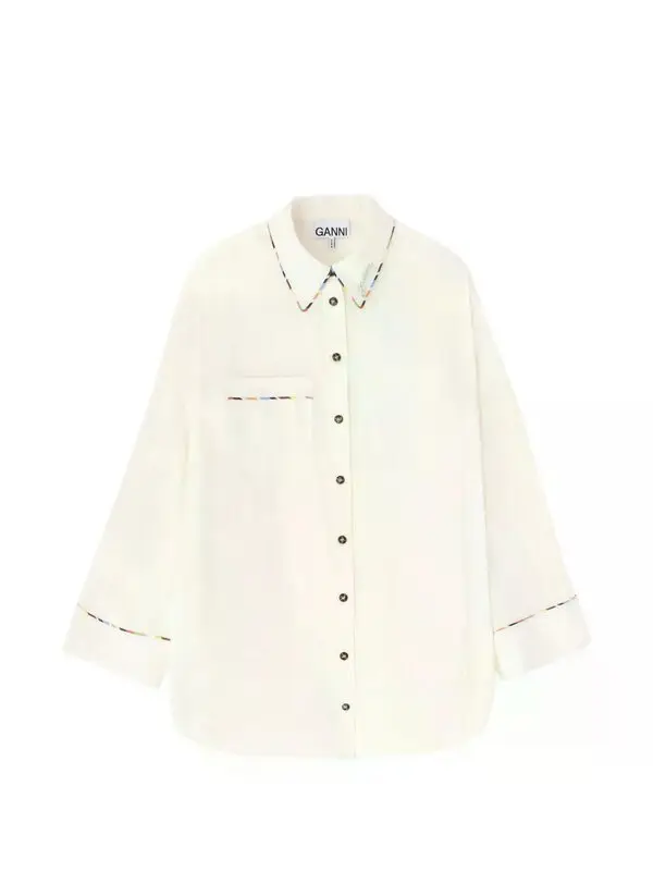 GANNI Buttoned Pocket Shirt
