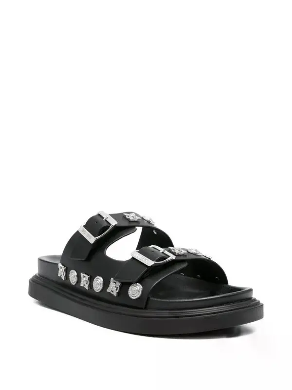 Just Cavalli Buckle Embellished Sandals