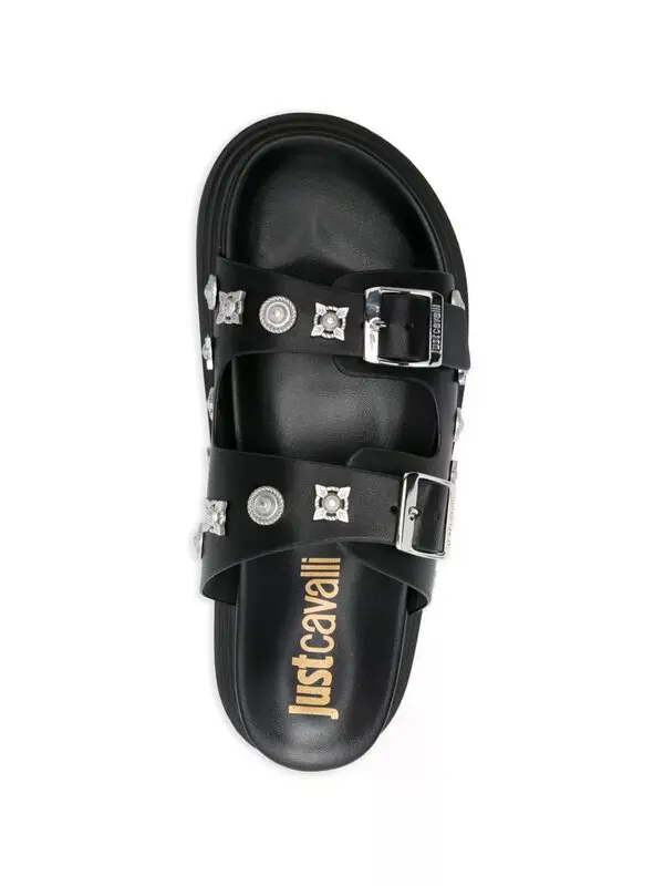 Just Cavalli Buckle Embellished Sandals