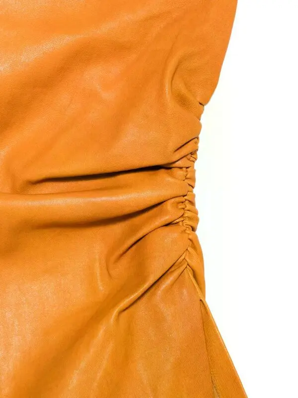 Stouls Laya Ruched Tube Top - Orange