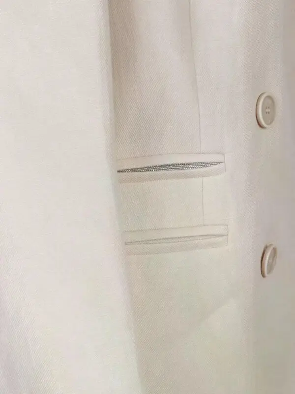 Peserico Double-breasted Blazer - Neutrals