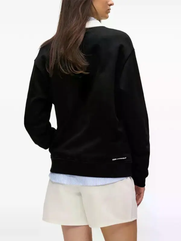Karl Lagerfeld Ikon Collared Sweatshirt