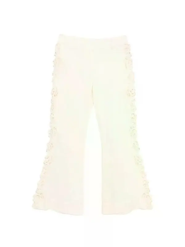 Zimmermann Awaken Embroidered Trousers - Neutrals