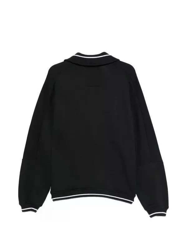 NAPAPIJRI Striped-collar Sweatshirt - Black
