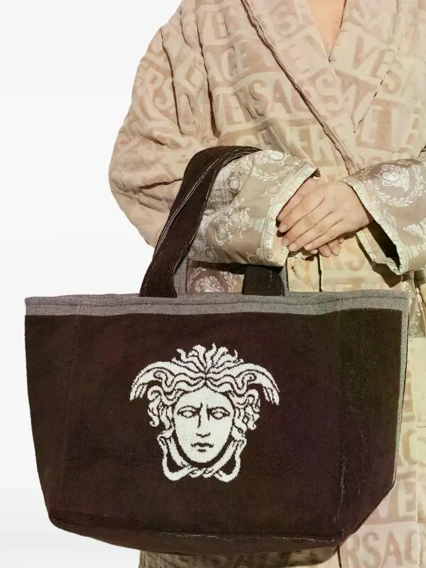 Versace Medusa Motif Tote Bag