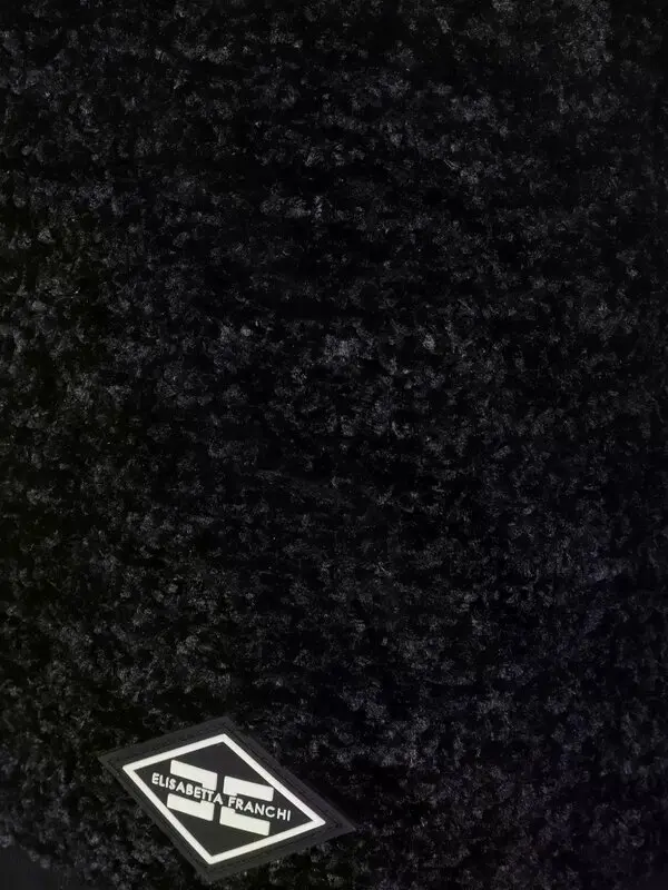 Elisabetta Franchi Logo-detail Skirt - Black