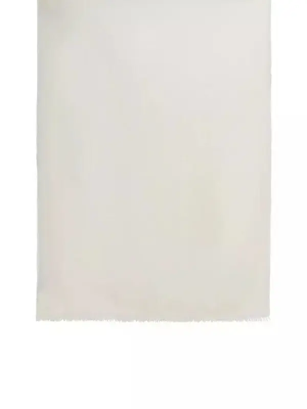 Max Mara Jacquard Logo Scarf - Neutrals