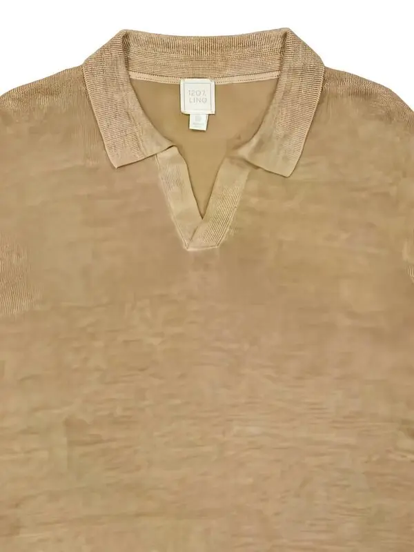120% Lino Linen T-shirt - Neutrals