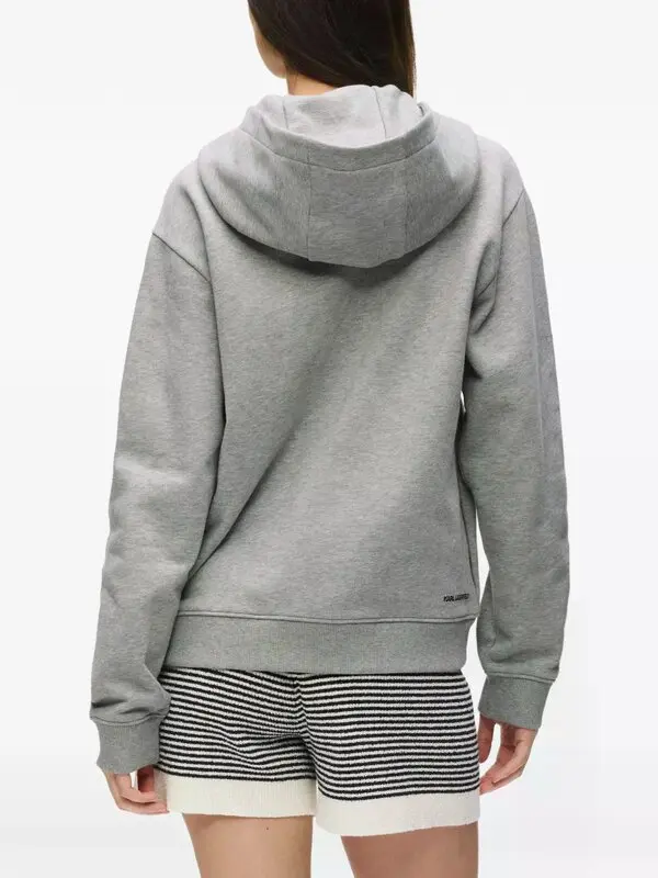 Karl Lagerfeld Zip-up Ikon Hoodie
