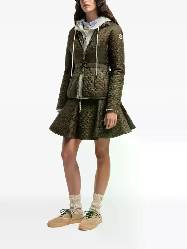 Moncler Floral-patterned Mini Skirt