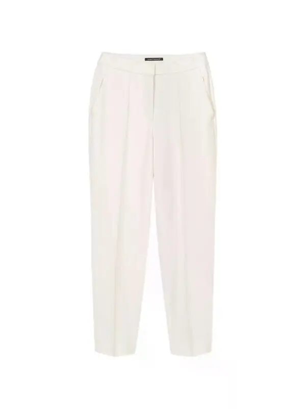 LUISA CERANO Twill Tapered Trousers