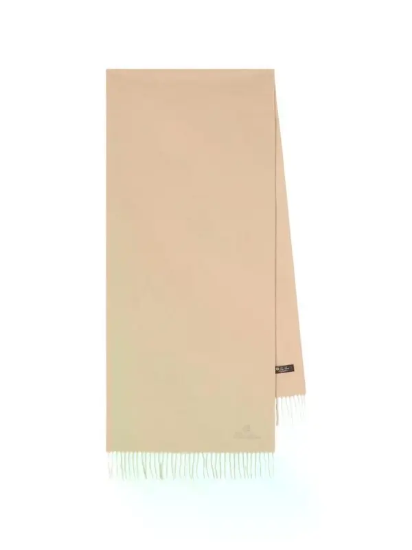 Loro Piana Logo-embroidered Scarves - Neutrals