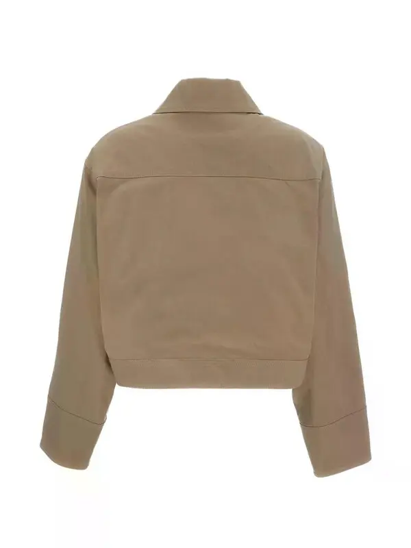 Plan C Boxy Pocket Jacket - Neutrals