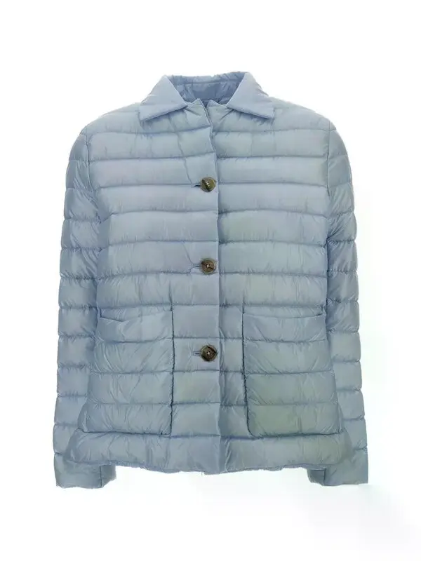 Herno Quilted Buttoned Jacket - Blue