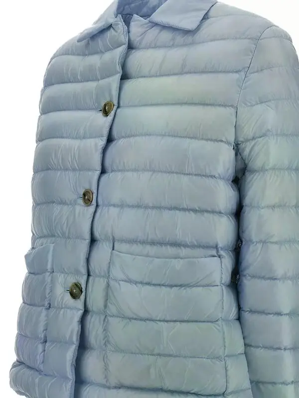 Herno Quilted Buttoned Jacket - Blue