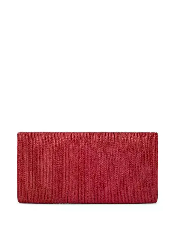 Shanghai Tang Infinity Knot Tassel Clutch - Red