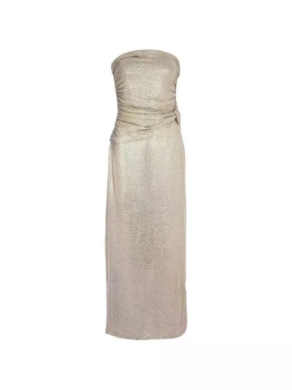 Significant Other Caera Ruched Strapless Maxi Dress