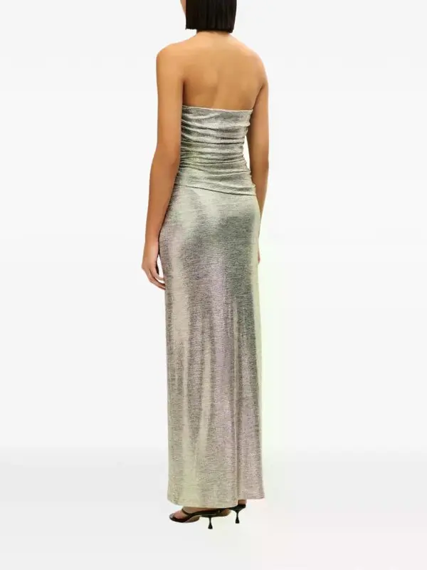 Significant Other Caera Ruched Strapless Maxi Dress