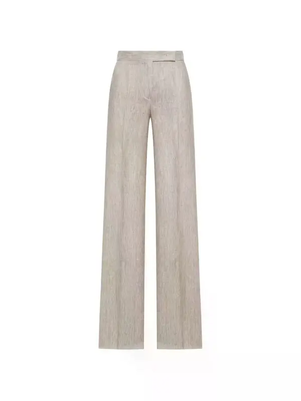Max Mara Chevron Wide Trousers
