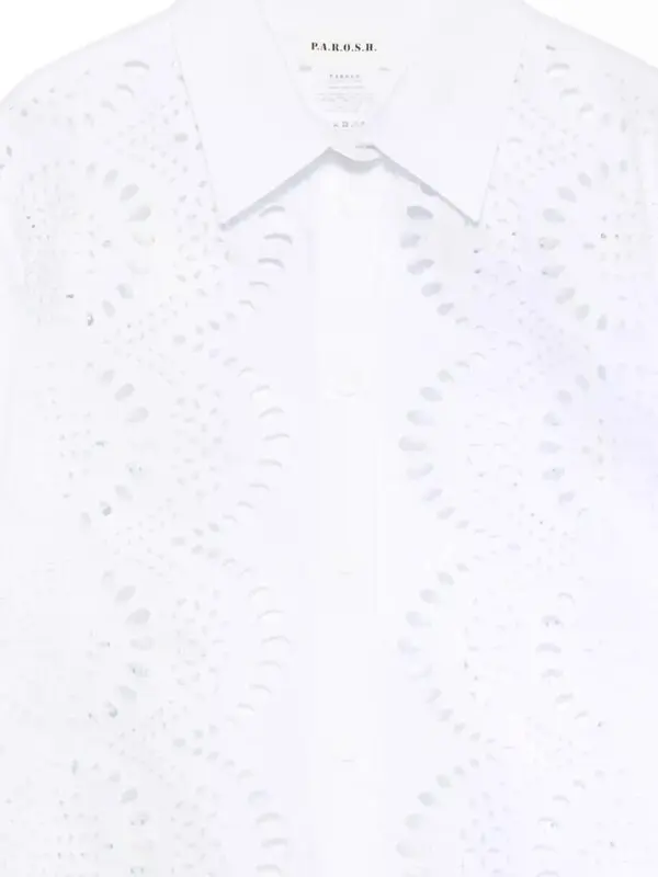 P.a.r.o.s.h Eyelet-detail Shirt