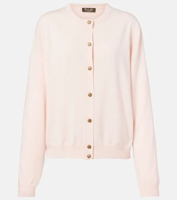 Loro Piana Classic Cashmere Cardigan - Pink