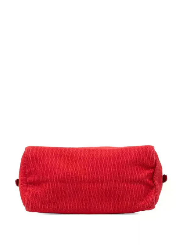 Prada 2010-2025 Canvas Canapa Pouch - Red