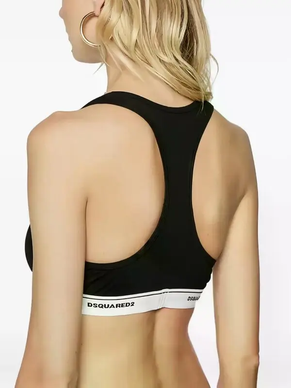 Dsquared2 Logo Band Bra