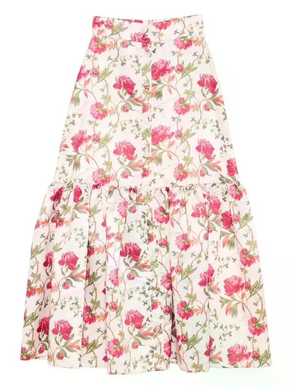 GIADA CURTI Floral-print Skirt
