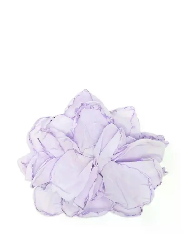 GIADA CURTI Ruffled Travel Accessory - Purple