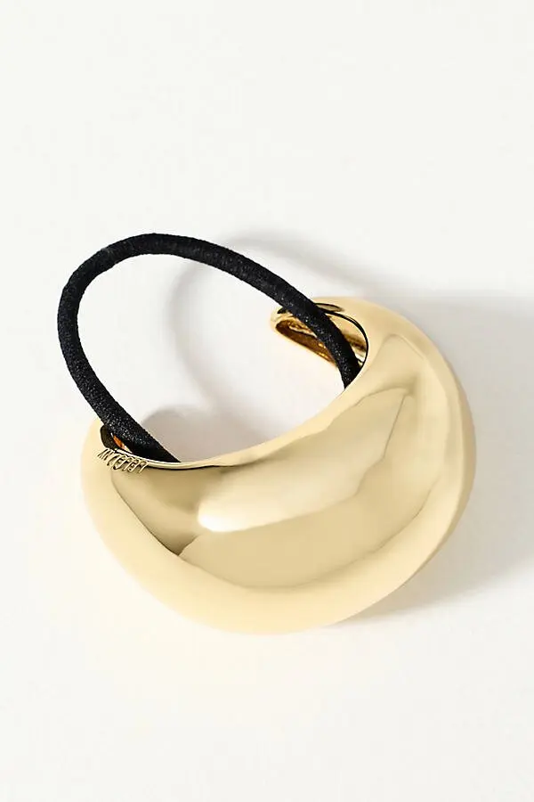 LELET NY Metal Dome Pony Cuff Hair Tie - Gold