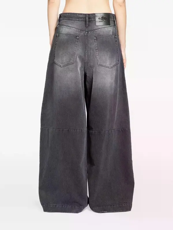 Simone Rocha Distressed Wide-leg Jeans