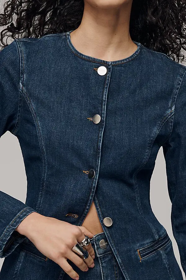 ALIGNE Organic Cotton Denim Blazer Jacket