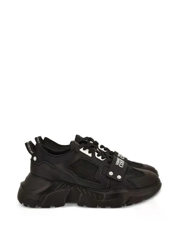 Versace Speedtrack Logo Sneakers - Black