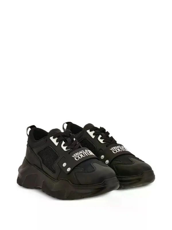 Versace Speedtrack Logo Sneakers - Black