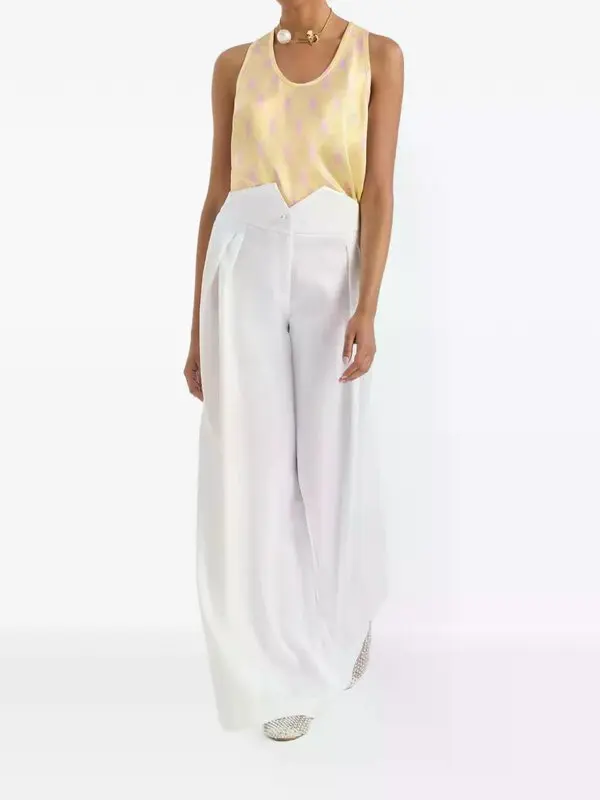 GENNY Pleated Palazzo Pants