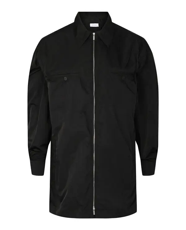FERRAGAMO Zip-up Windbreaker With Removable Hood