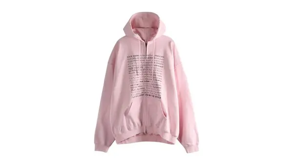 Vetements Fuck Everything Zip-up Hoodie