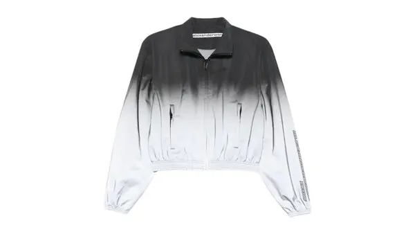 Alexander Wang Reflective Shrunken Track Jacket