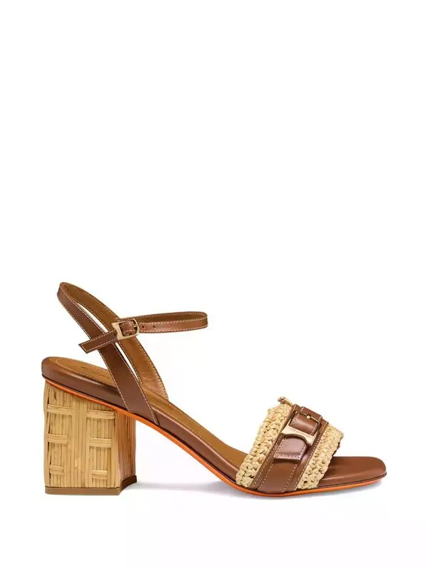 Santoni Open-toe Buckled Sandals