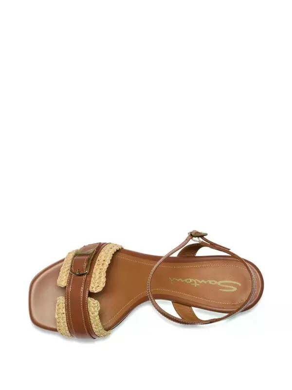 Santoni Open-toe Buckled Sandals
