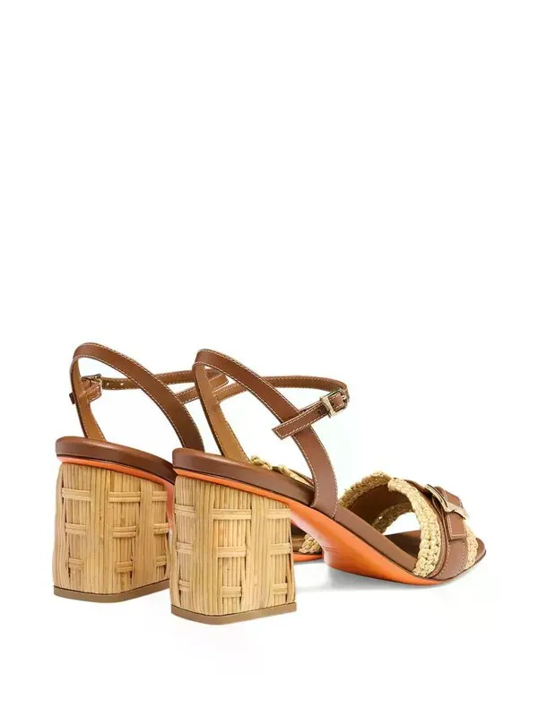 Santoni Open-toe Buckled Sandals
