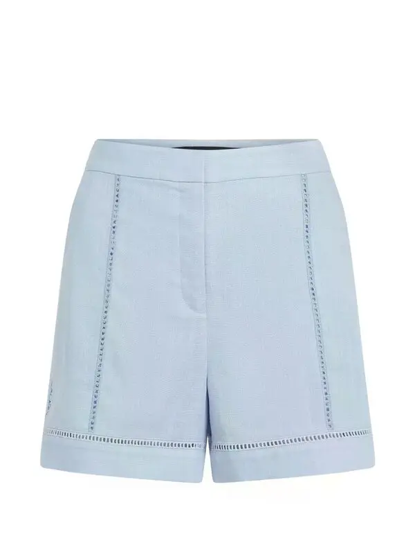 Karl Lagerfeld Cut-out Embroidered Shorts